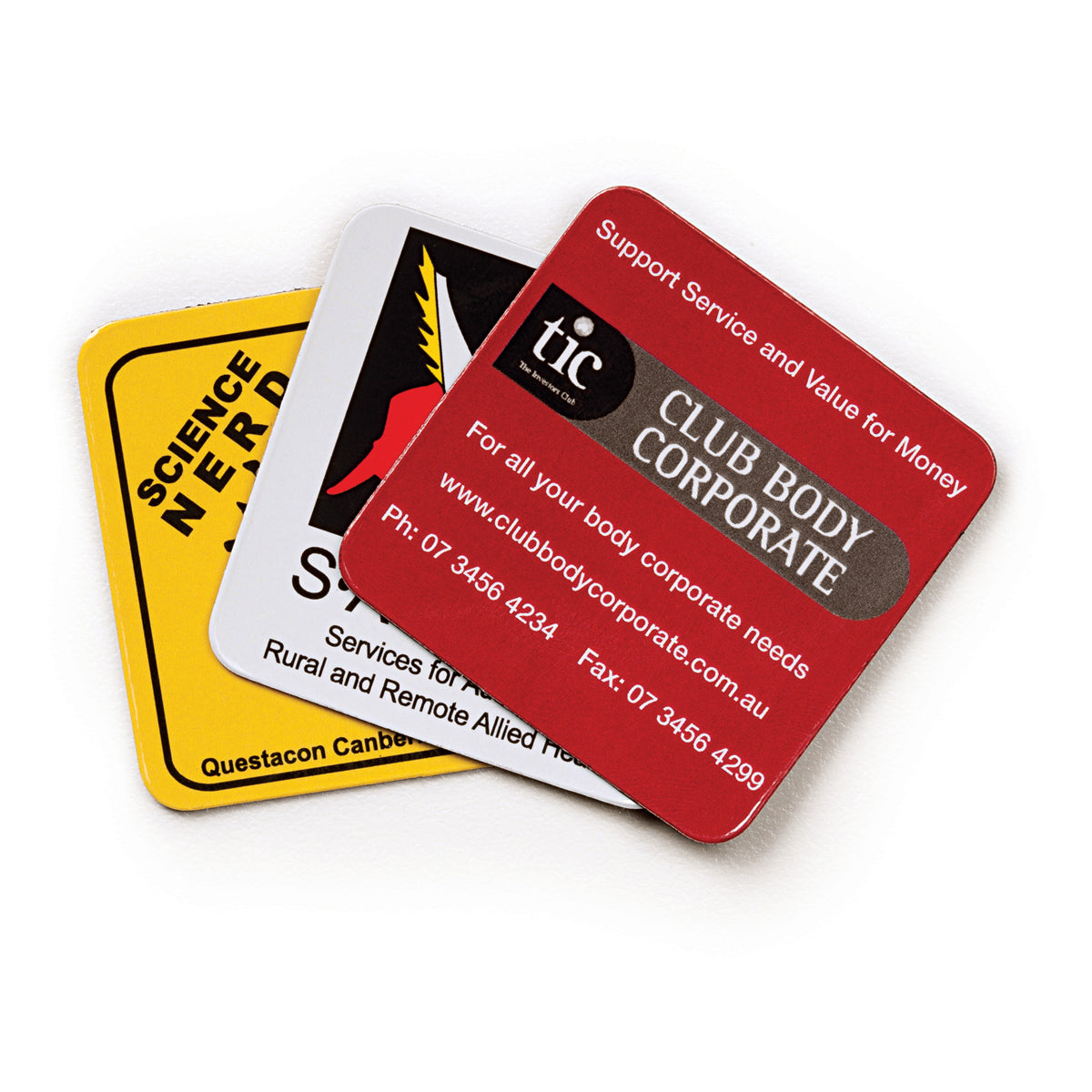 Square Fridge Magnet (50mm x 50mm - with rounded corners) M400D
